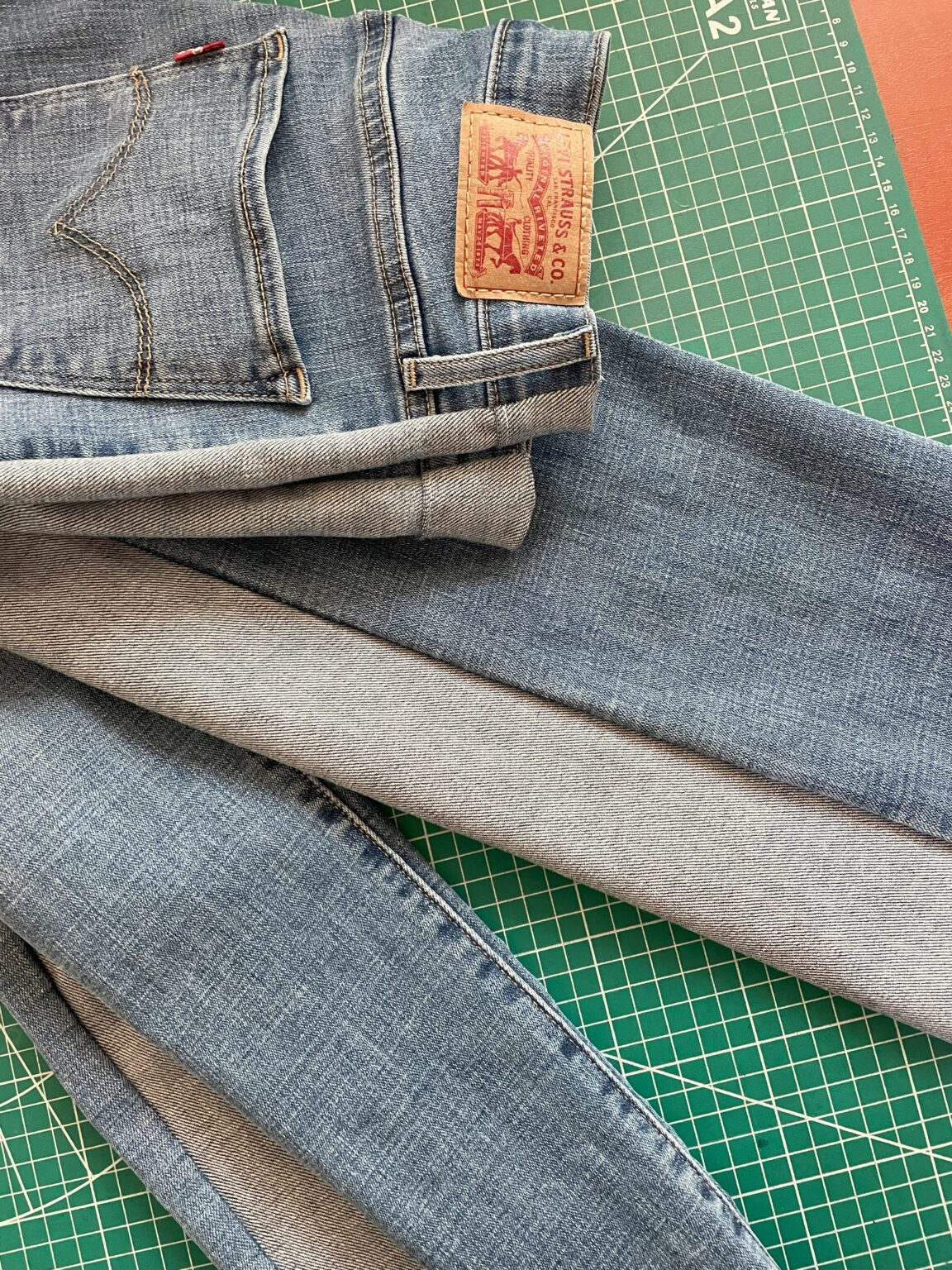 Skinny Leg to Wide Leg Jeans Refashion – DIY Clothes