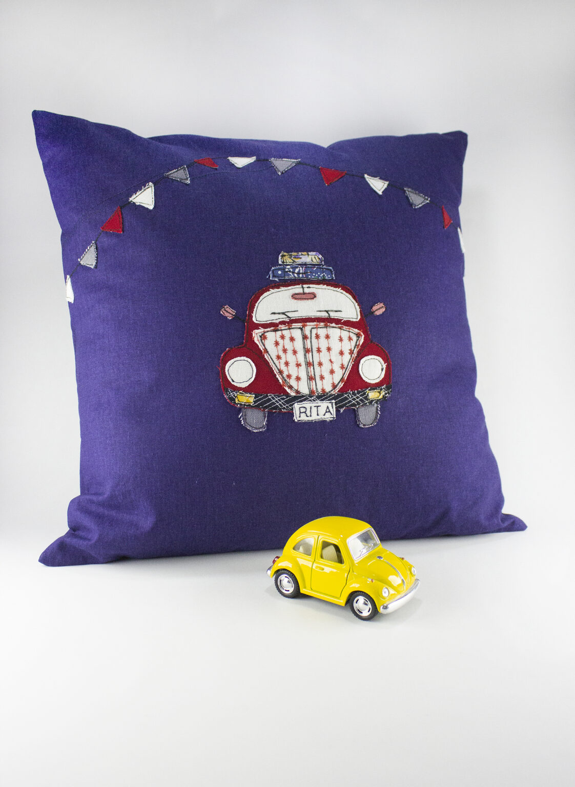 Beetle Applique Cushion Pattern – DIY Clothes