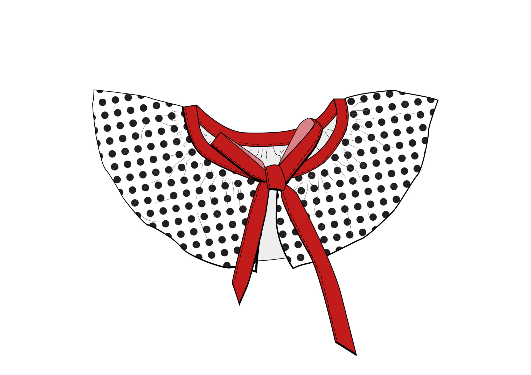 The Ruffled Collar – Free Sewing Pattern – DIY Clothes